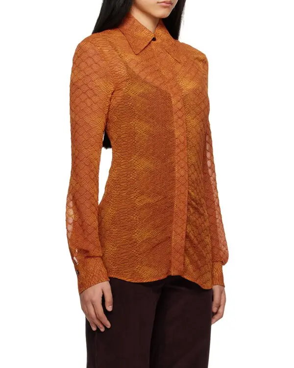 Victoria Beckham Fitted Long Sleeve Shirt