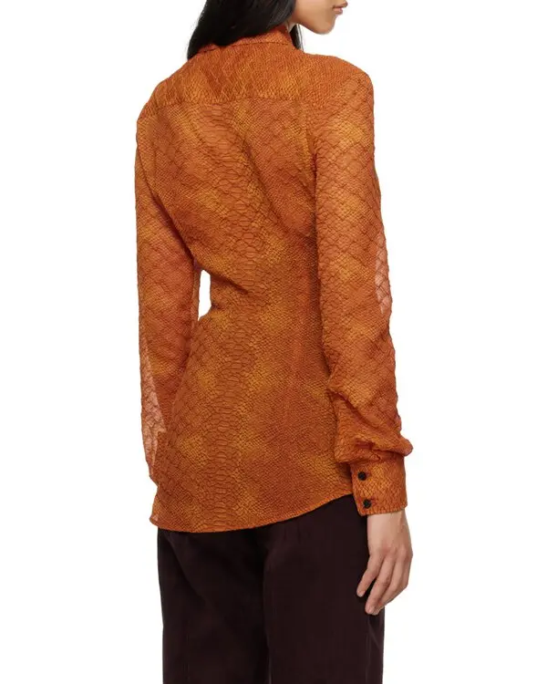 Victoria Beckham Fitted Long Sleeve Shirt
