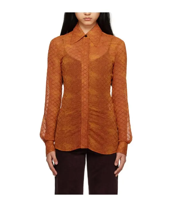 Victoria Beckham Fitted Long Sleeve Shirt