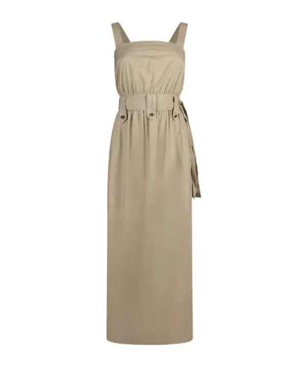 Liu Jo Strappy Belted Maxi Dress - Grey