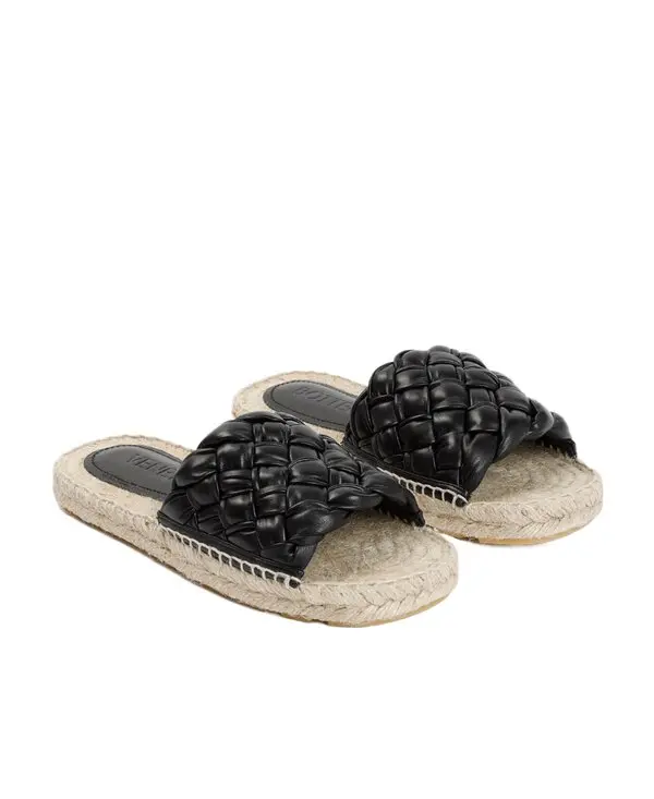 Bottega Veneta Woven Slip-on Espadrille Sandals