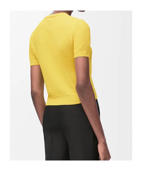 Loewe Short Sleeve Sweater In Cotton Blend With Van Gogh Print