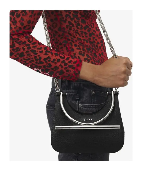 Alexander McQueen Mini Cross-bar Tote Bag