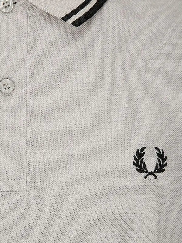Comme Des Garçons Short-sleeved Polo Shirt - Gray