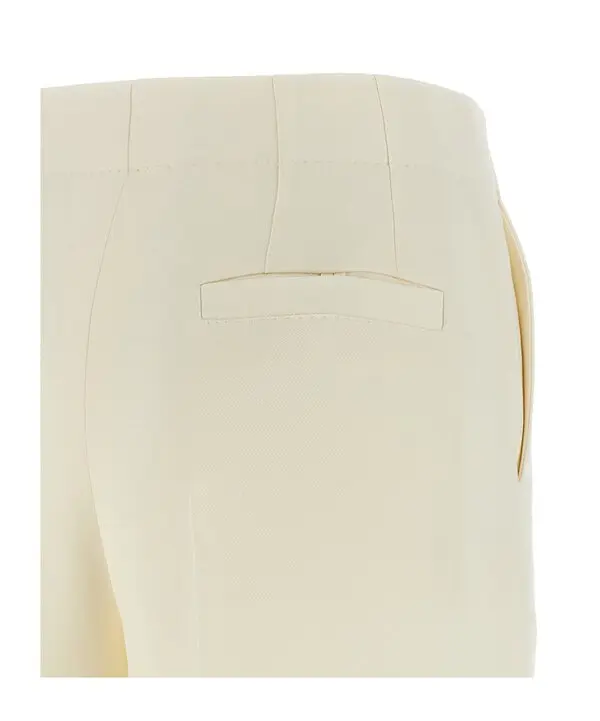 Brioni Pleated Wide-leg Trousers - White