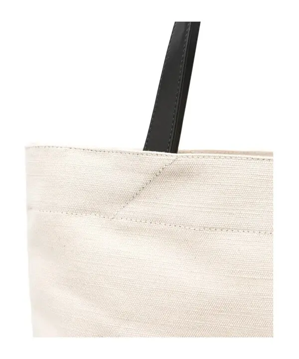 JIL SANDER Logo Tote Bag - White