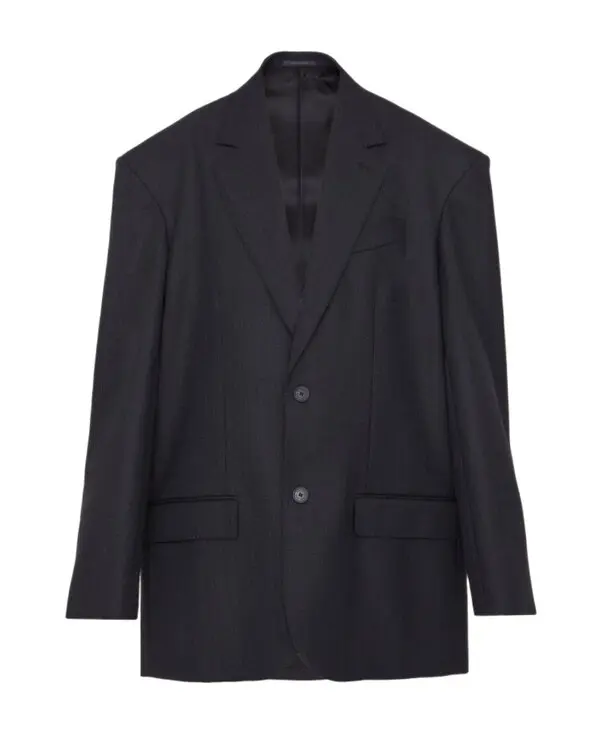 Balenciaga Single-breasted Suit Jacket With Peak Lapel