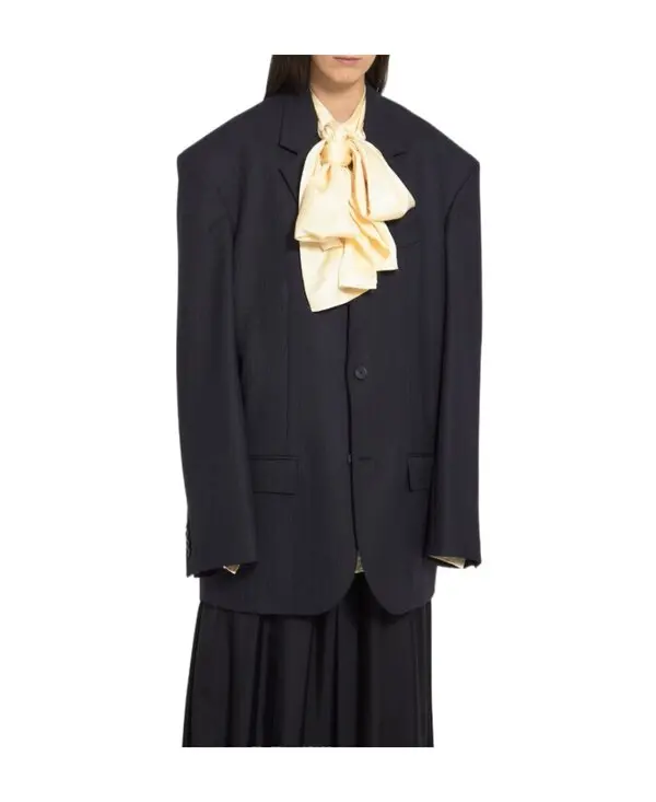 Balenciaga Single-breasted Suit Jacket With Peak Lapel