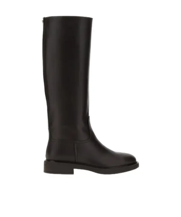 GIANVITO ROSSI Round Toe Boots - Black