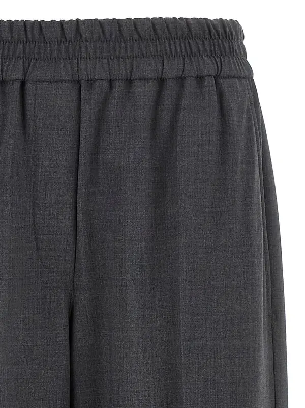 Brunello Cucinelli Elastic Waist Straight-leg Pants