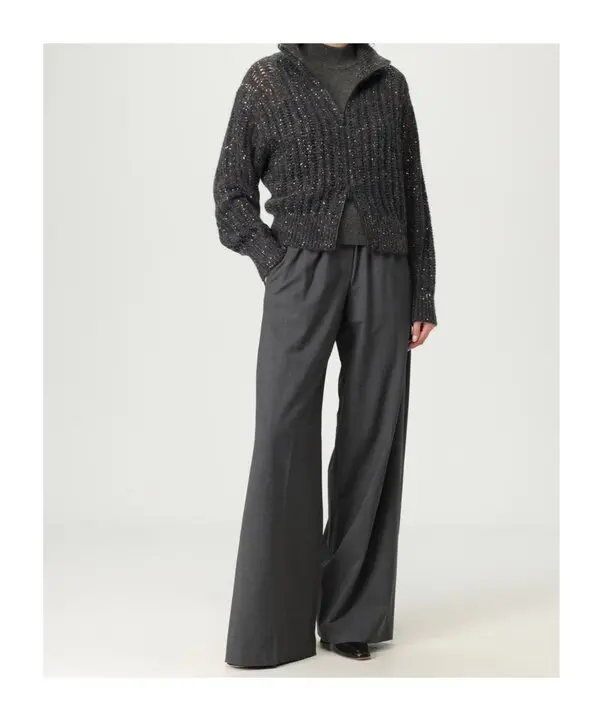 Brunello Cucinelli Elastic Waist Straight-leg Pants