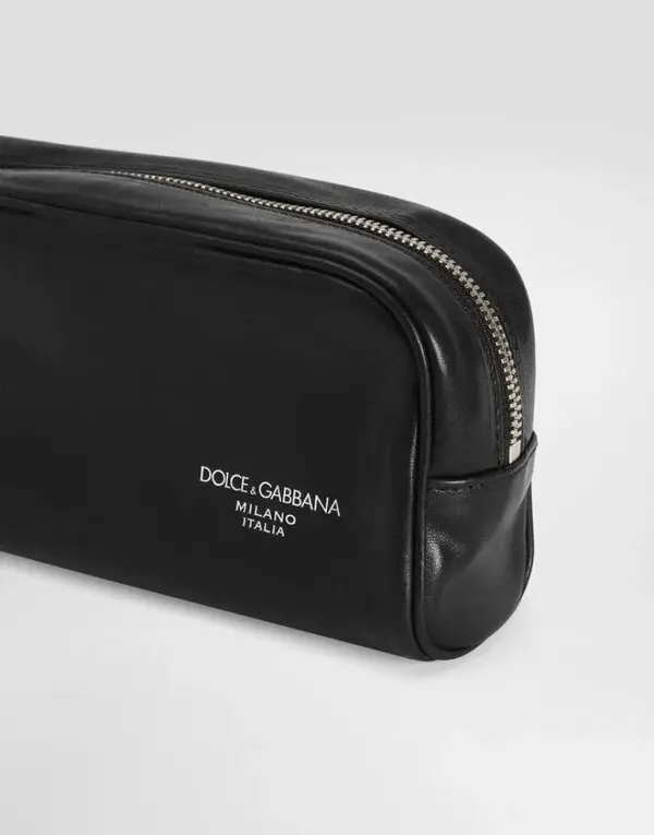 Dolce & Gabbana Dolce Gabbana Tempesta Logo Printed Toiletry Bag