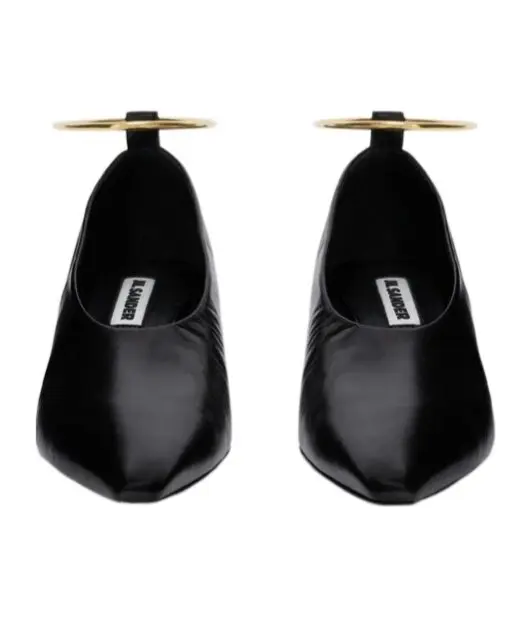 JIL SANDER Metal Ring Detail Pumps