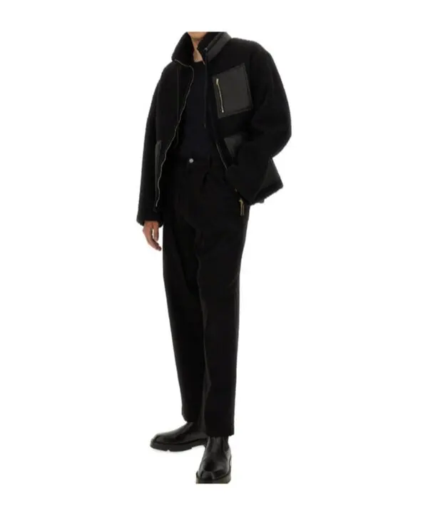 Moschino Long-sleeved Zip-up Jacket With Stand Collar