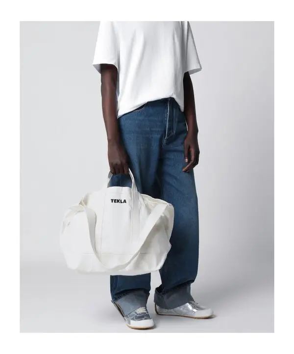 TEKLA Logo Embroidered Tote Bag