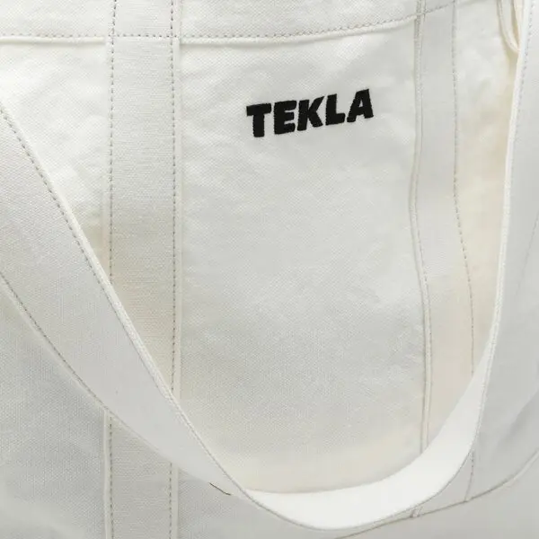 TEKLA Logo Embroidered Tote Bag