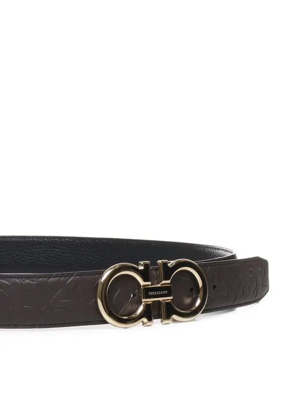 FERRAGAMO Gancini Logo Belt