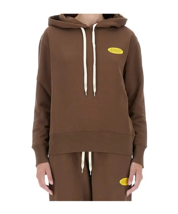 AUTRY Logo Printed Jersey Hoodie