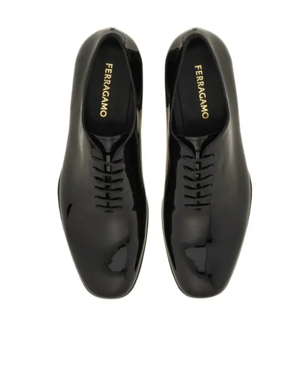 FERRAGAMO Patent Leather Oxford Shoes