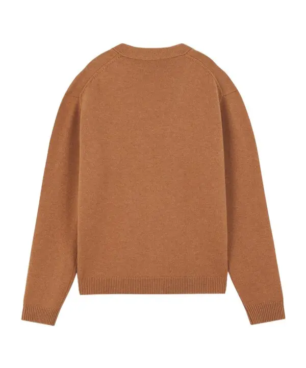 Maison Kitsuné Fox Head Intarsia Knit Cardigan - Sequoia