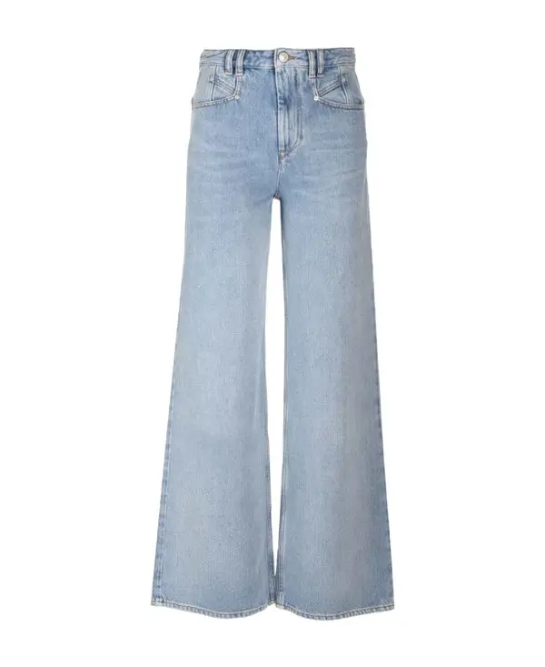 Isabel Marant Étoile Lemony Wide-leg Jeans - Gray