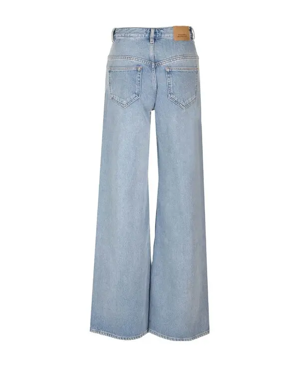 Isabel Marant Étoile Lemony Wide-leg Jeans - Gray