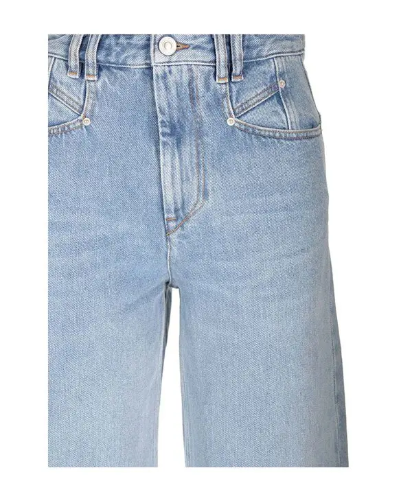 Isabel Marant Étoile Lemony Wide-leg Jeans - Gray