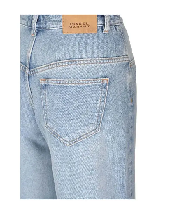 Isabel Marant Étoile Lemony Wide-leg Jeans - Gray