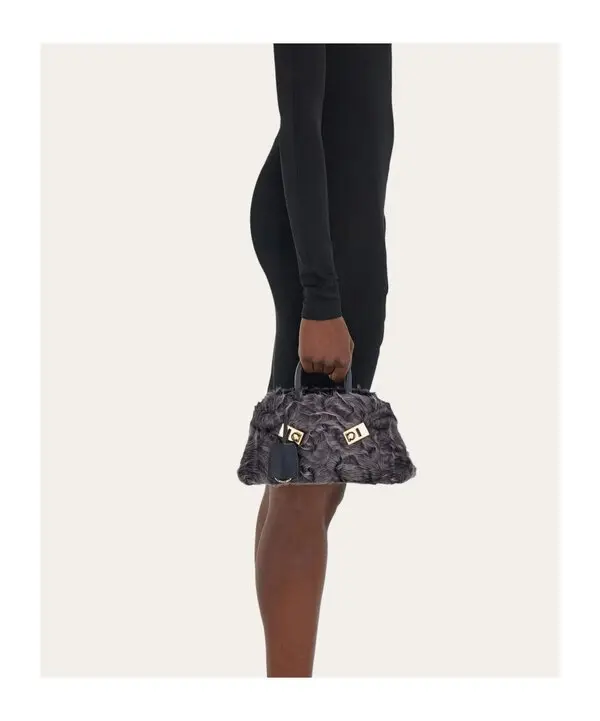 FERRAGAMO Buckled Top Handle Handbag