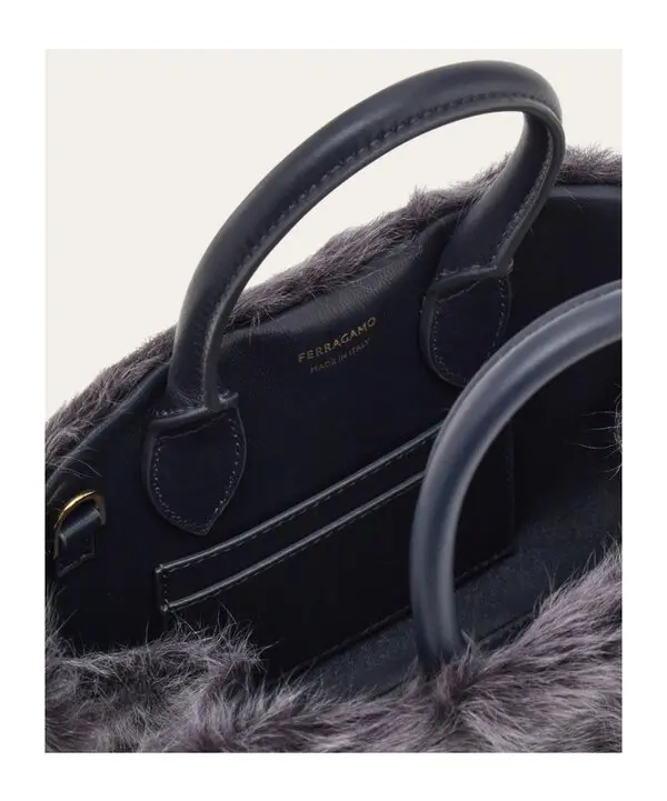 FERRAGAMO Buckled Top Handle Handbag