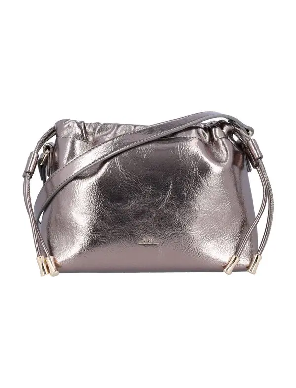 A.p.c. Metallic Drawstring Shoulder Bag