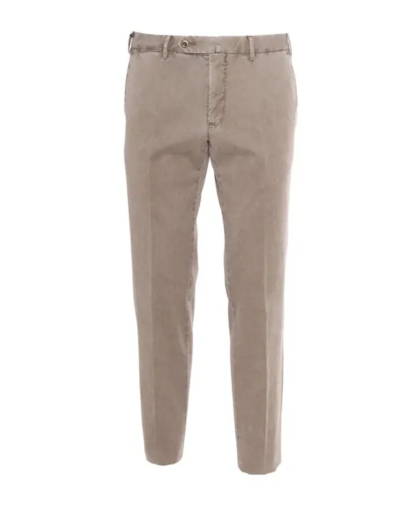 PT TORINO Slim Fit Trousers - Nude