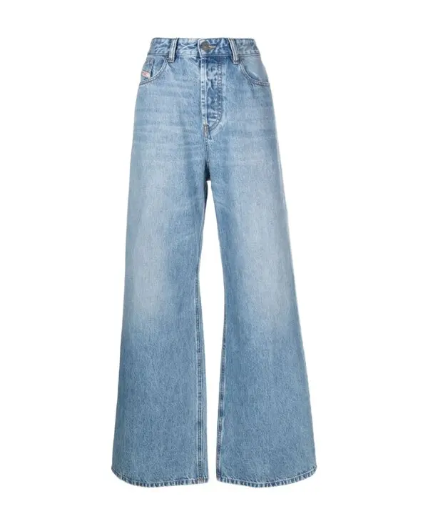 DIESEL® 1996 D-sire Low-rise Wide-leg Jeans - Blue