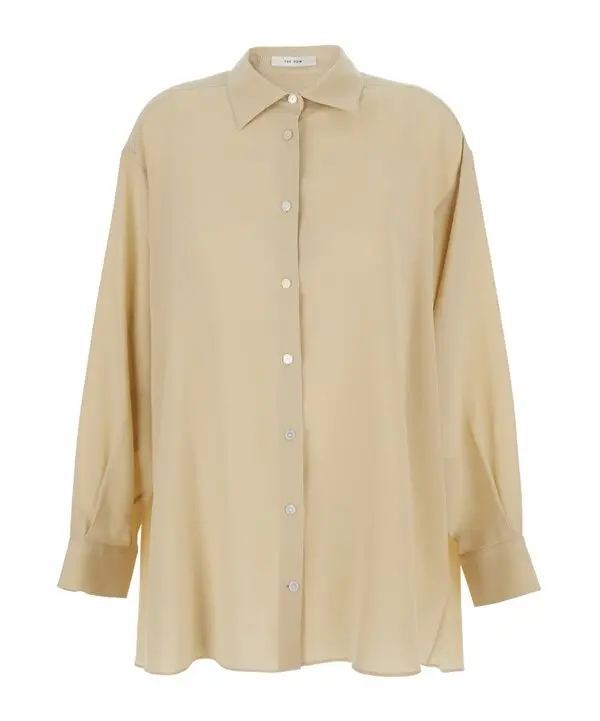 THE ROW Luka Shirt - Beige
