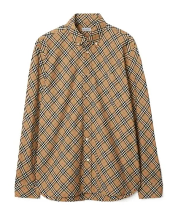 Burberry Checked Long-sleeved Shirt