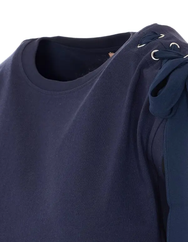 TWINSET Sleeveless Bow Detail T-shirt