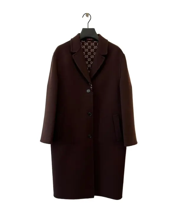 Gucci Belted Button-up Coat