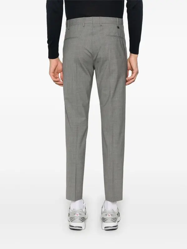 PT TORINO Slim Fit Tailored Dress Pants - Gray
