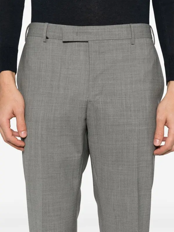 PT TORINO Slim Fit Tailored Dress Pants - Gray
