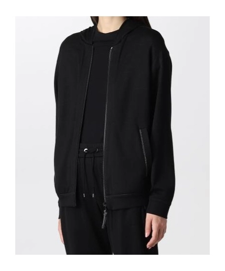 Brunello Cucinelli Zip-up Hooded Sweatshirt - Black
