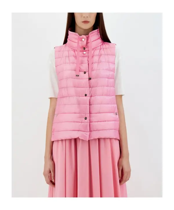 Herno High-neck Drawstring Reversible Padded Gilet