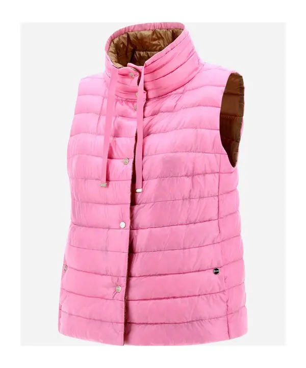 Herno High-neck Drawstring Reversible Padded Gilet