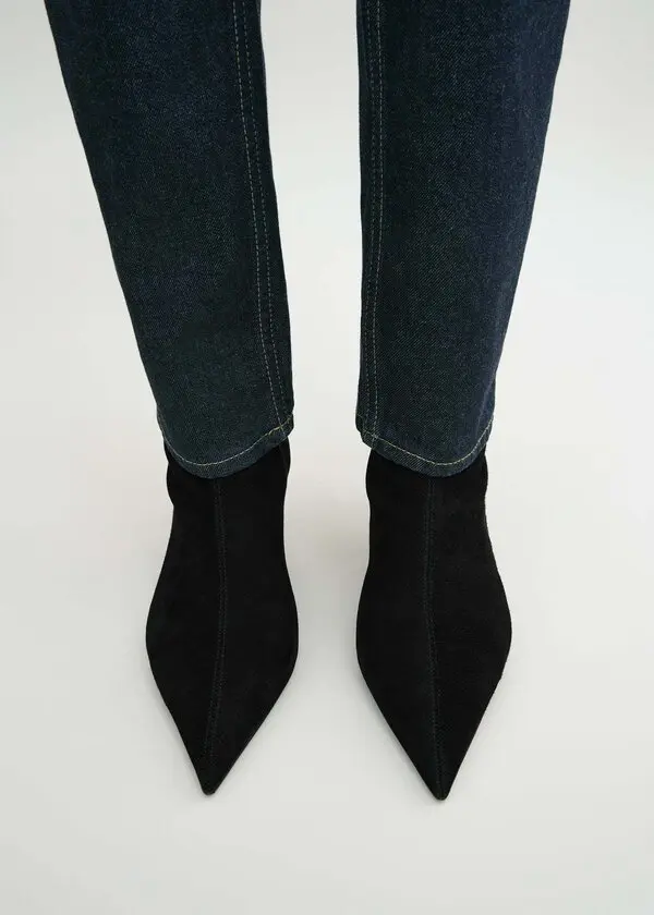 TOTEME Pointed Toe Sock Boots