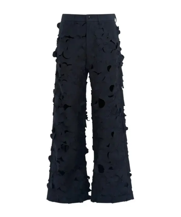 Marni Cotton Cargo Pants With Cut-out Detail