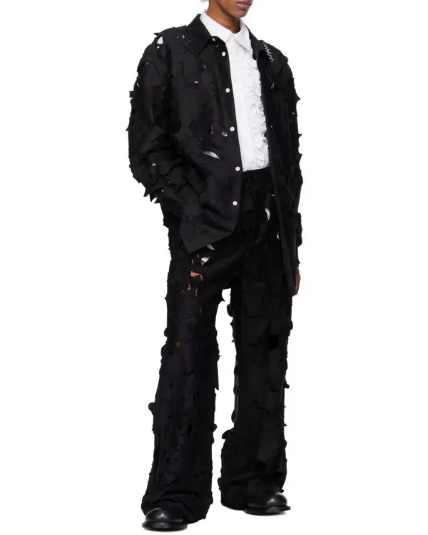 Marni Cotton Cargo Pants With Cut-out Detail