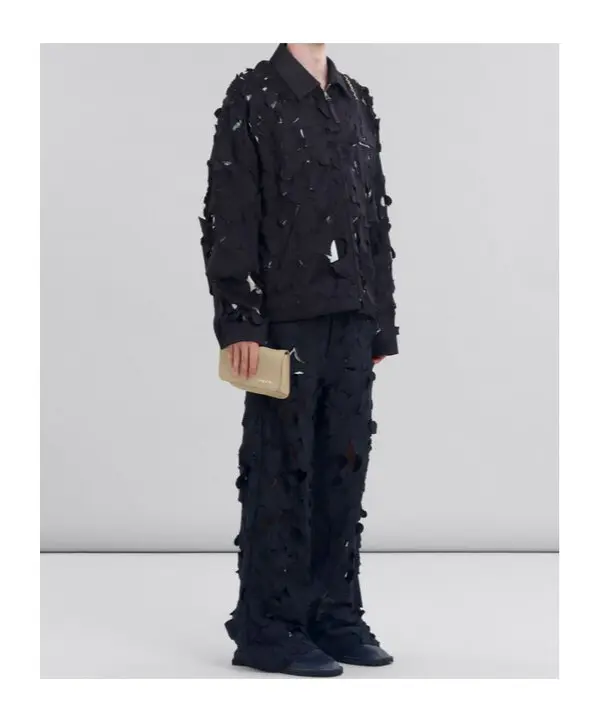 Marni Cotton Cargo Pants With Cut-out Detail