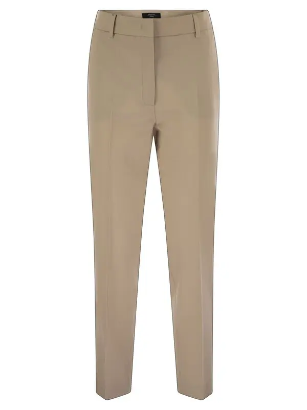 Max Mara Canon Slim Fit Trousers - Nude