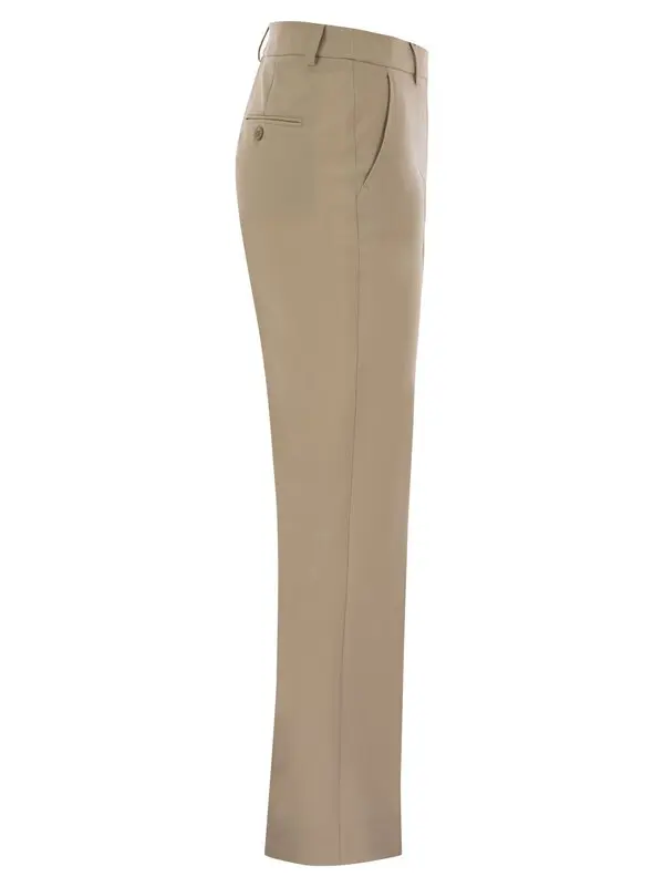 Max Mara Canon Slim Fit Trousers - Nude