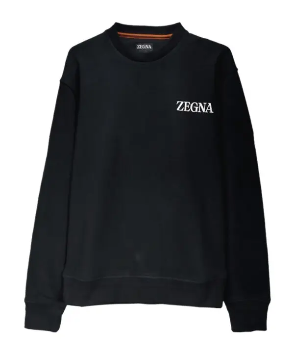 Zegna Round Neck Long Sleeve Sweater
