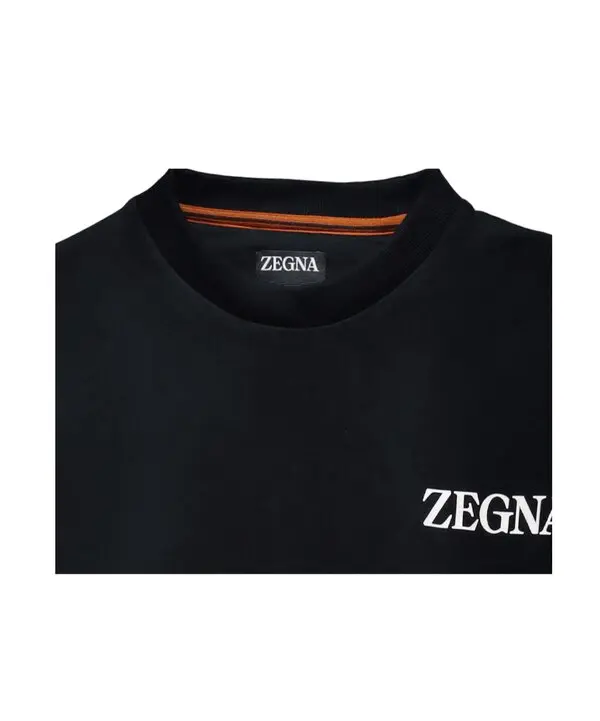 Zegna Round Neck Long Sleeve Sweater